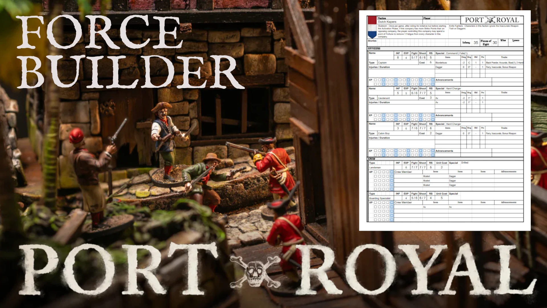Port Royal Force Builder Tool - Thieves Harbor